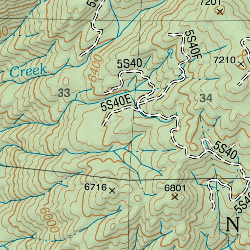 Piyau Map by US Forest Service R5 | Avenza Maps