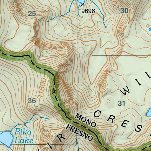 Bloody Mountain Map by US Forest Service R5 | Avenza Maps