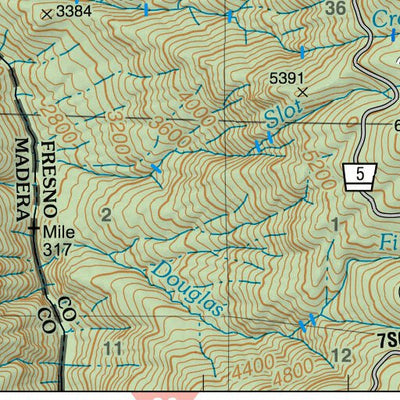 Mammoth Pool Dam Map by US Forest Service R5 | Avenza Maps