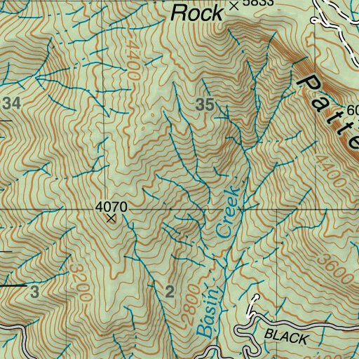 Patterson Mountain Map by US Forest Service R5 | Avenza Maps