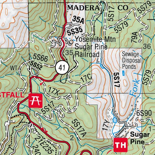 Fish Camp Map by US Forest Service R5 | Avenza Maps