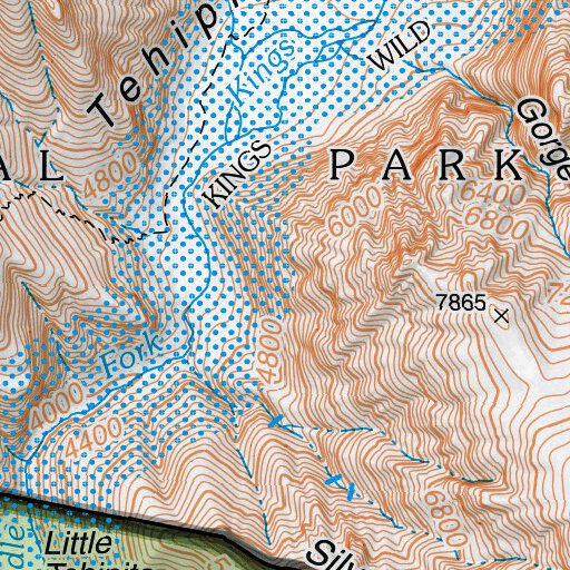 Tehipite Dome Map by US Forest Service R5 | Avenza Maps