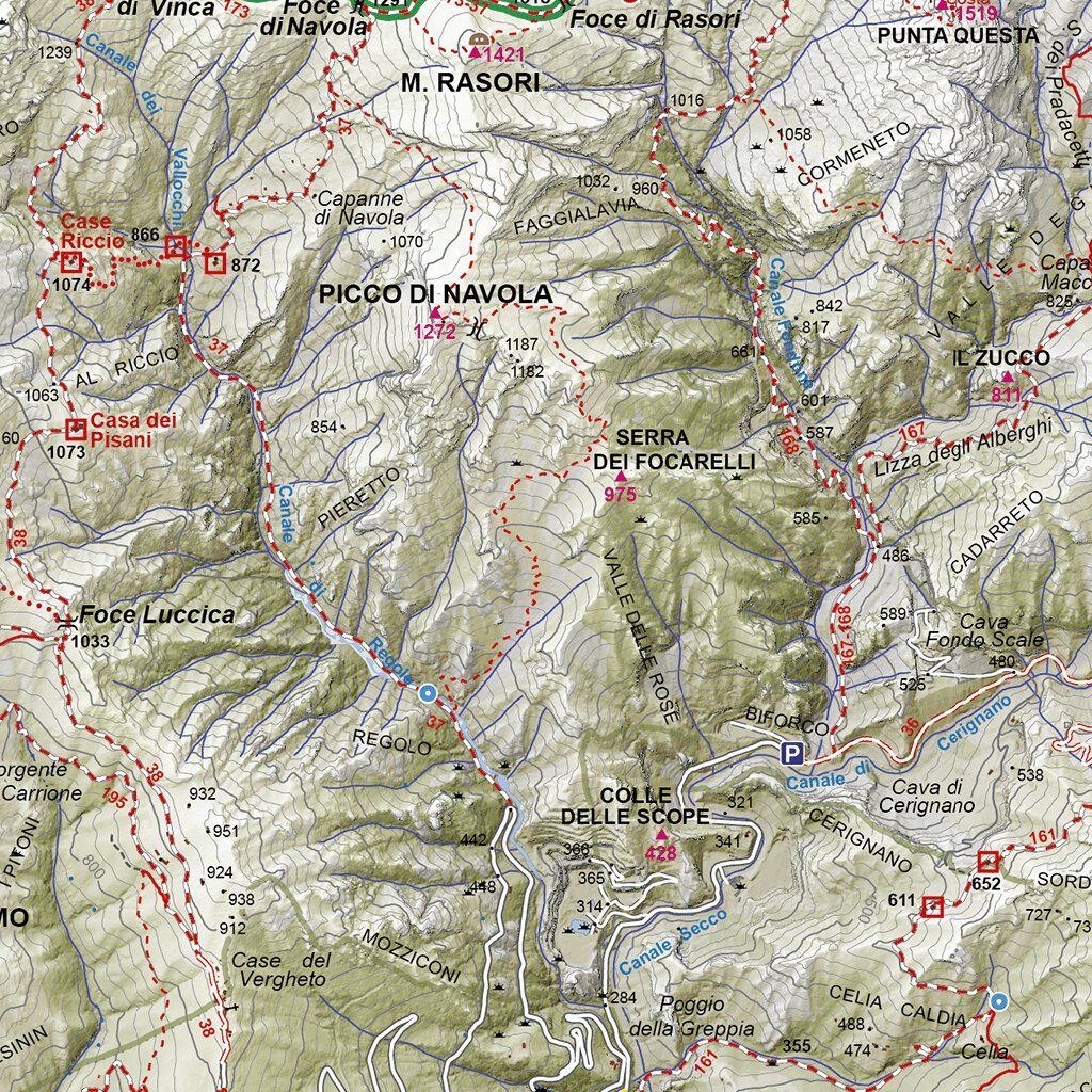 306 Alpi Apuane Nord Map by CARTAGO | Avenza Maps