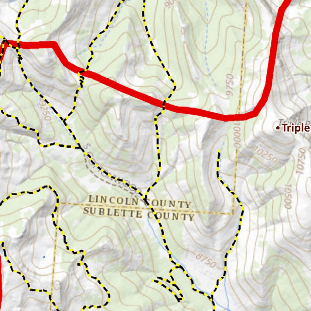 Wyoming Unit 88 Antelope Map by Game Planner Maps | Avenza Maps