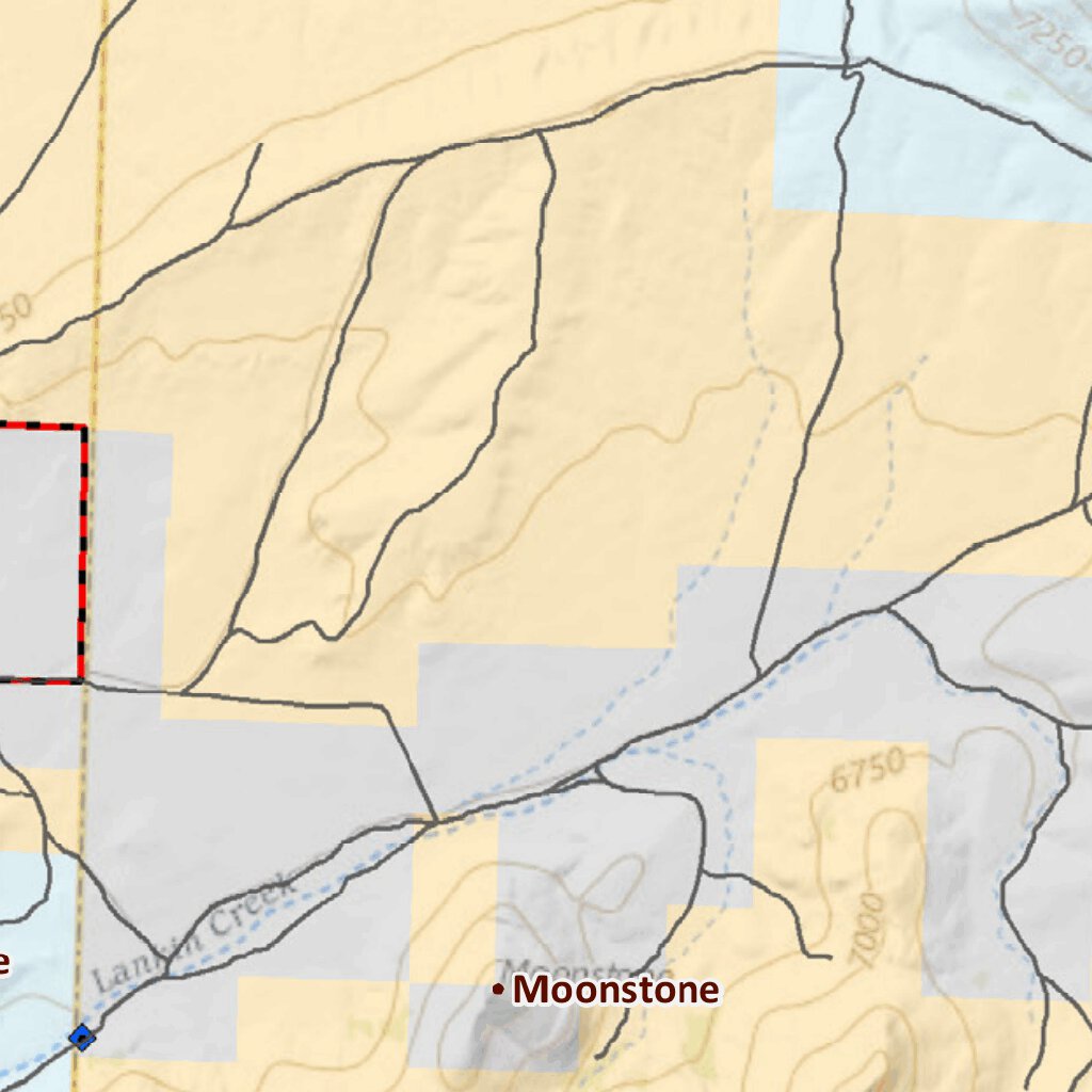 Wyoming Unit 68 Antelope Map by Game Planner Maps | Avenza Maps