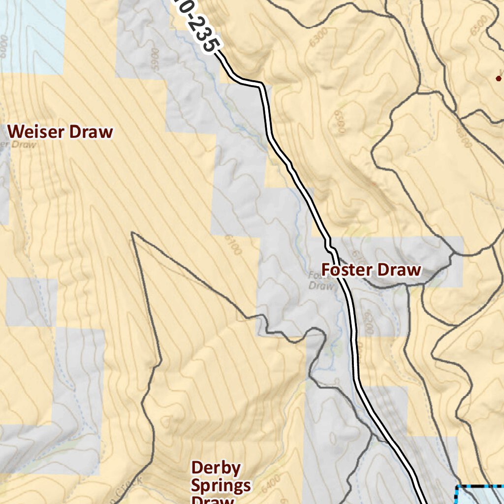 Wyoming Unit 66 Antelope Map by Game Planner Maps | Avenza Maps