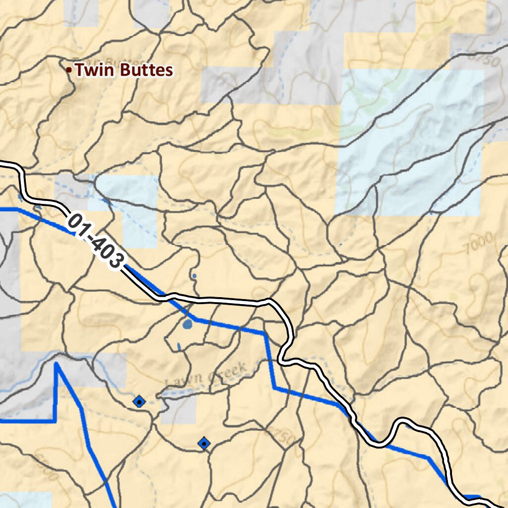 Wyoming Unit 32 Antelope Map by Game Planner Maps | Avenza Maps