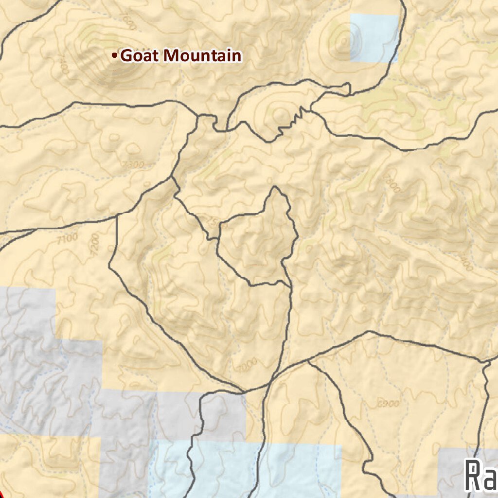 Wyoming Unit 69 Antelope Map by Game Planner Maps | Avenza Maps