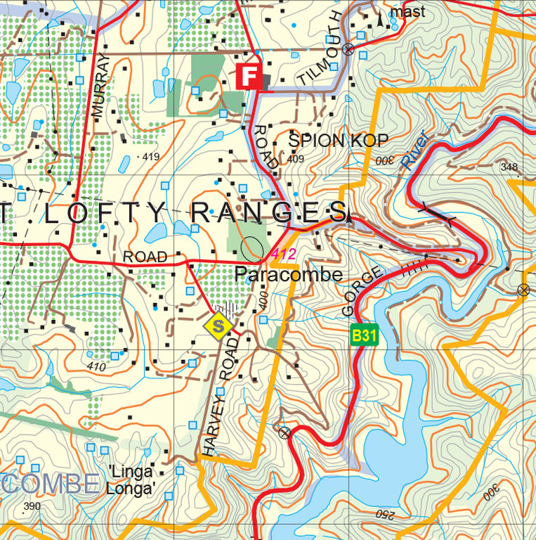 Mount Lofty Ranges Map 149C by Mapland - Department for Environment and Water | Avenza Maps