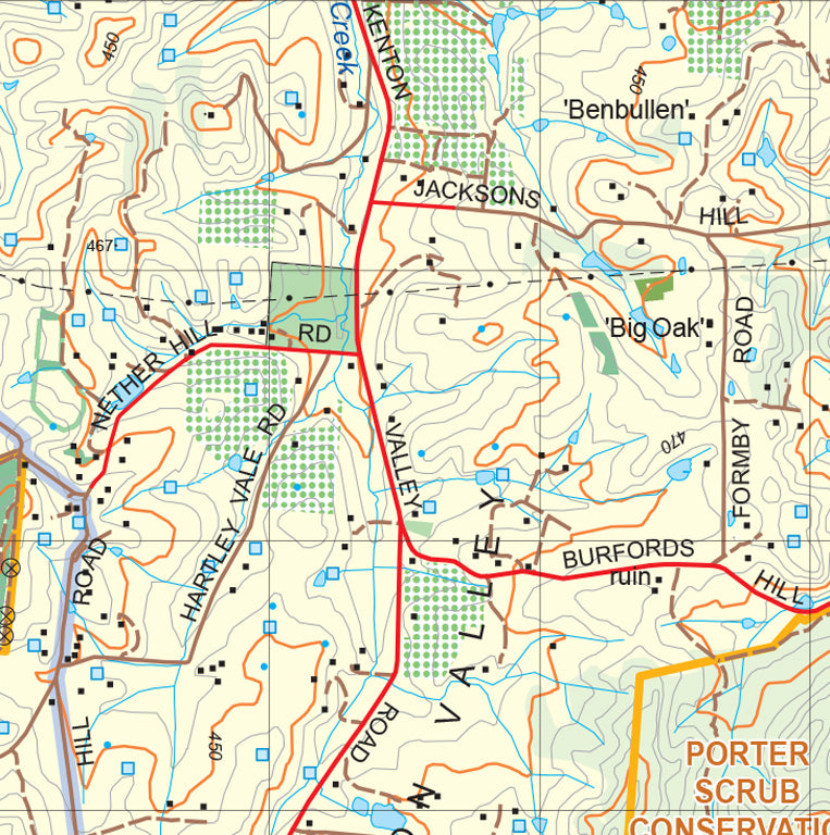 Mount Lofty Ranges Map 149D by Mapland - Department for Environment and ...