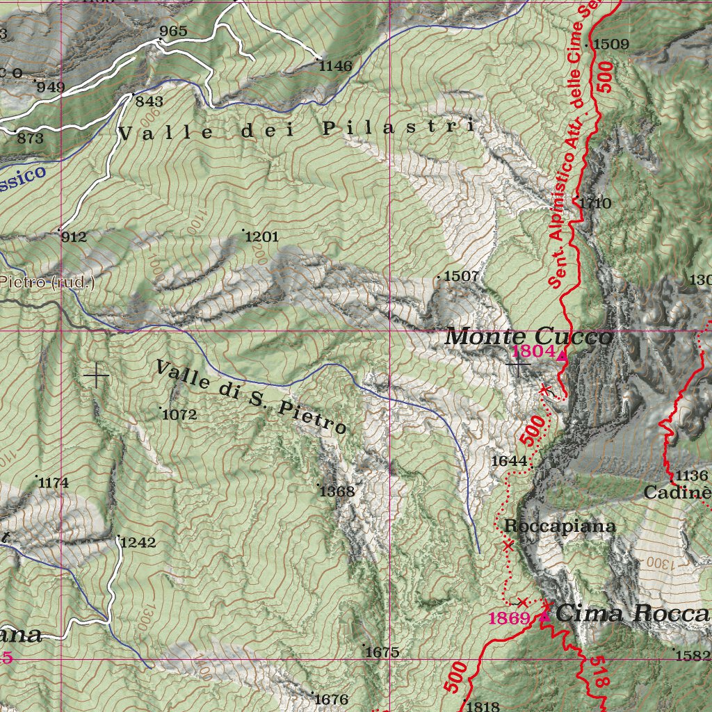 315 Valle di Non Sud Map by CARTAGO | Avenza Maps