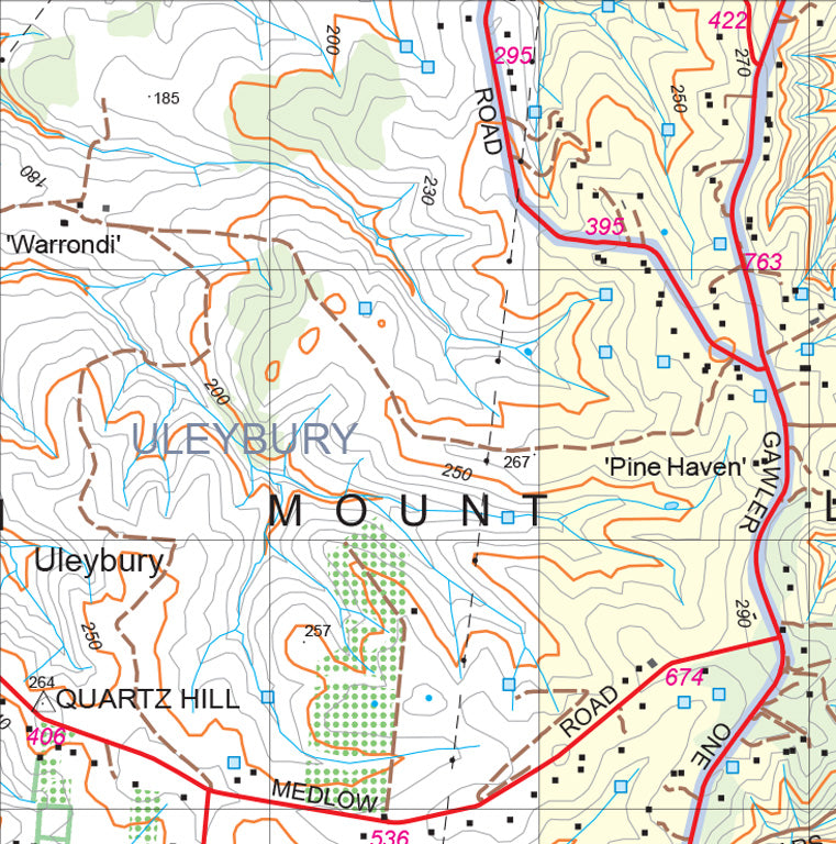 Mount Lofty Ranges Map 178A by Mapland - Department for Environment and Water | Avenza Maps