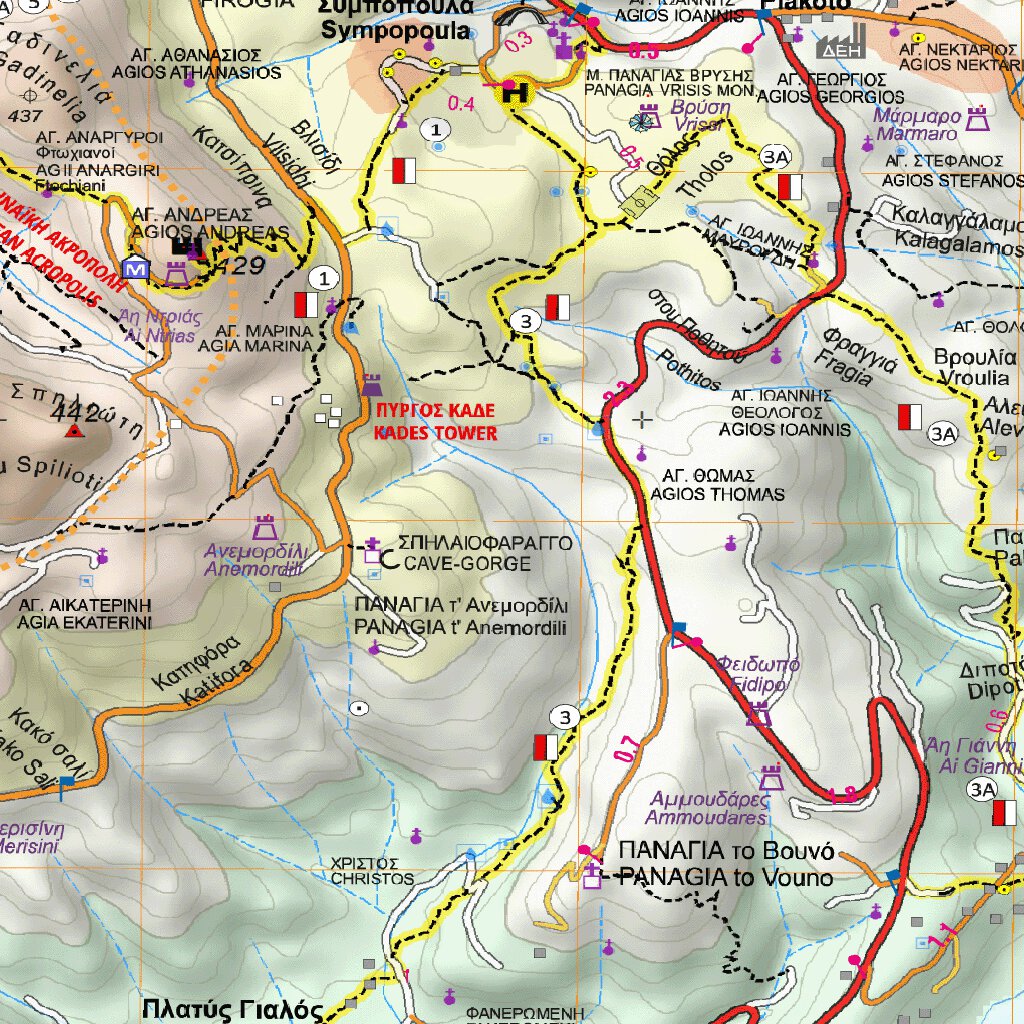 Sifnos, Greece Map by Anavasi editions | Avenza Maps