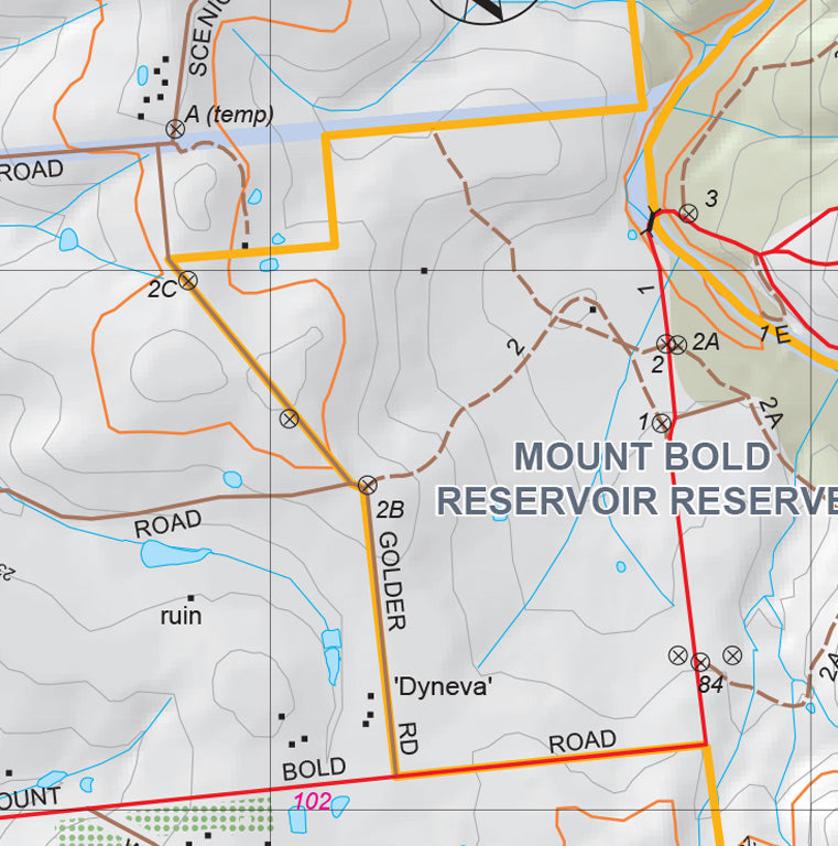 Mount Lofty Ranges Map 120D2 by Mapland - Department for Environment and Water | Avenza Maps