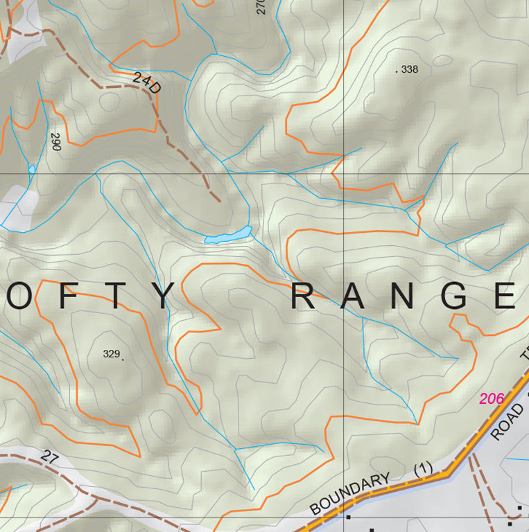 Mount Lofty Ranges Map 121C3 by Mapland - Department for Environment ...