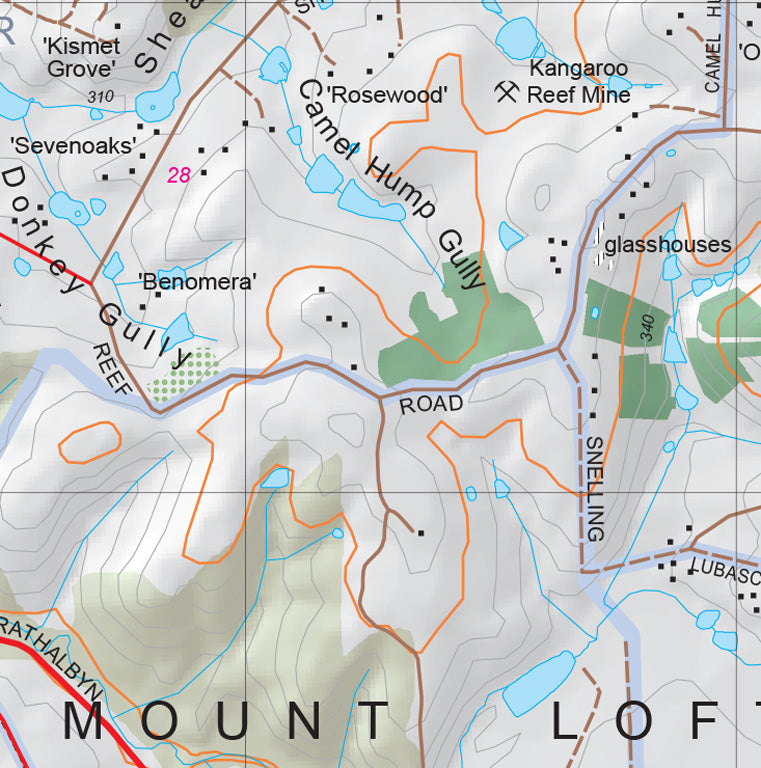 Mount Lofty Ranges Map 121C4 by Mapland - Department for Environment ...