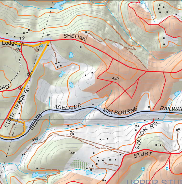 Mount Lofty Ranges Map 148B2 by Mapland - Department for Environment ...