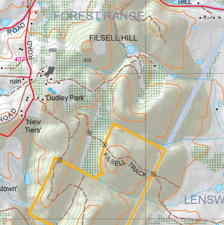 Mount Lofty Ranges Map 149A4 by Mapland - Department for Environment ...