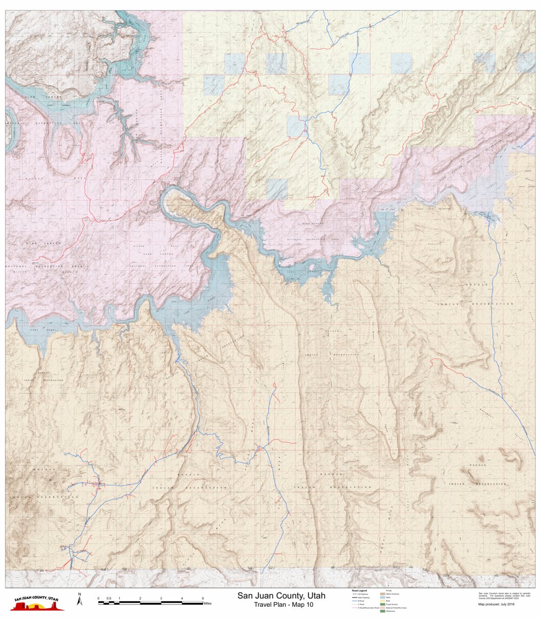 San Juan County Utah Travel Plan - Map 10 by TESS Cartography | Avenza Maps
