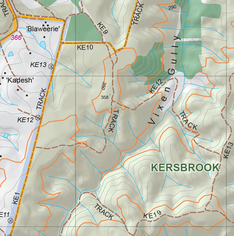 Mount Lofty Ranges Map 178B1 by Mapland - Department for Environment ...