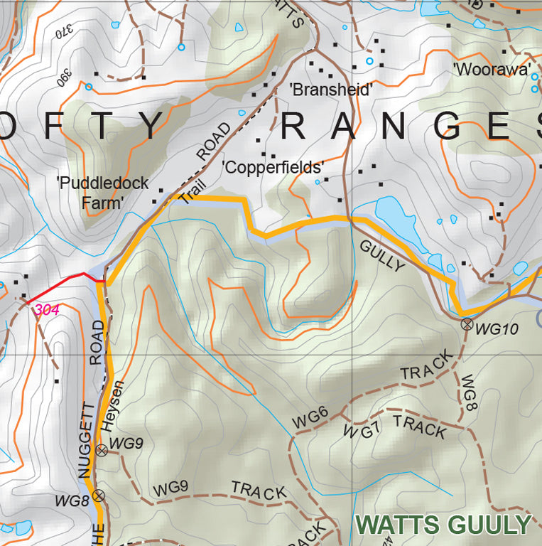 Mount Lofty Ranges Map 178B2 by Mapland - Department for Environment ...