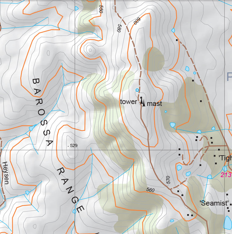 Mount Lofty Ranges Map 179A3 by Mapland - Department for Environment ...