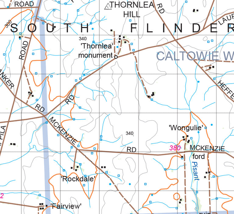 Flinders Ranges Map 332 by Mapland - Department for Environment and ...