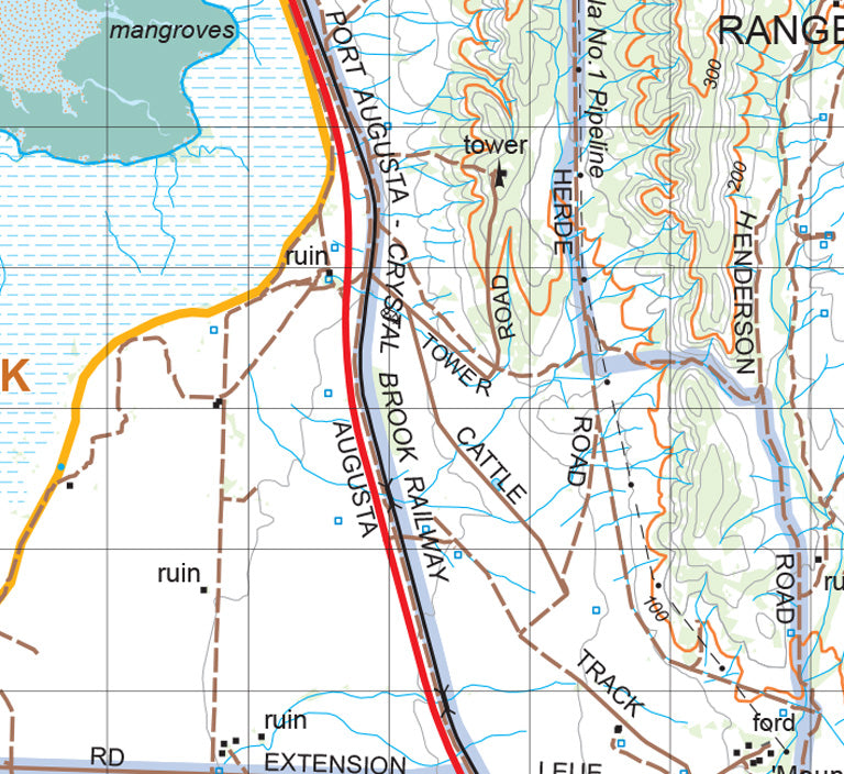 Flinders Ranges Map 397 by Mapland - Department for Environment and ...