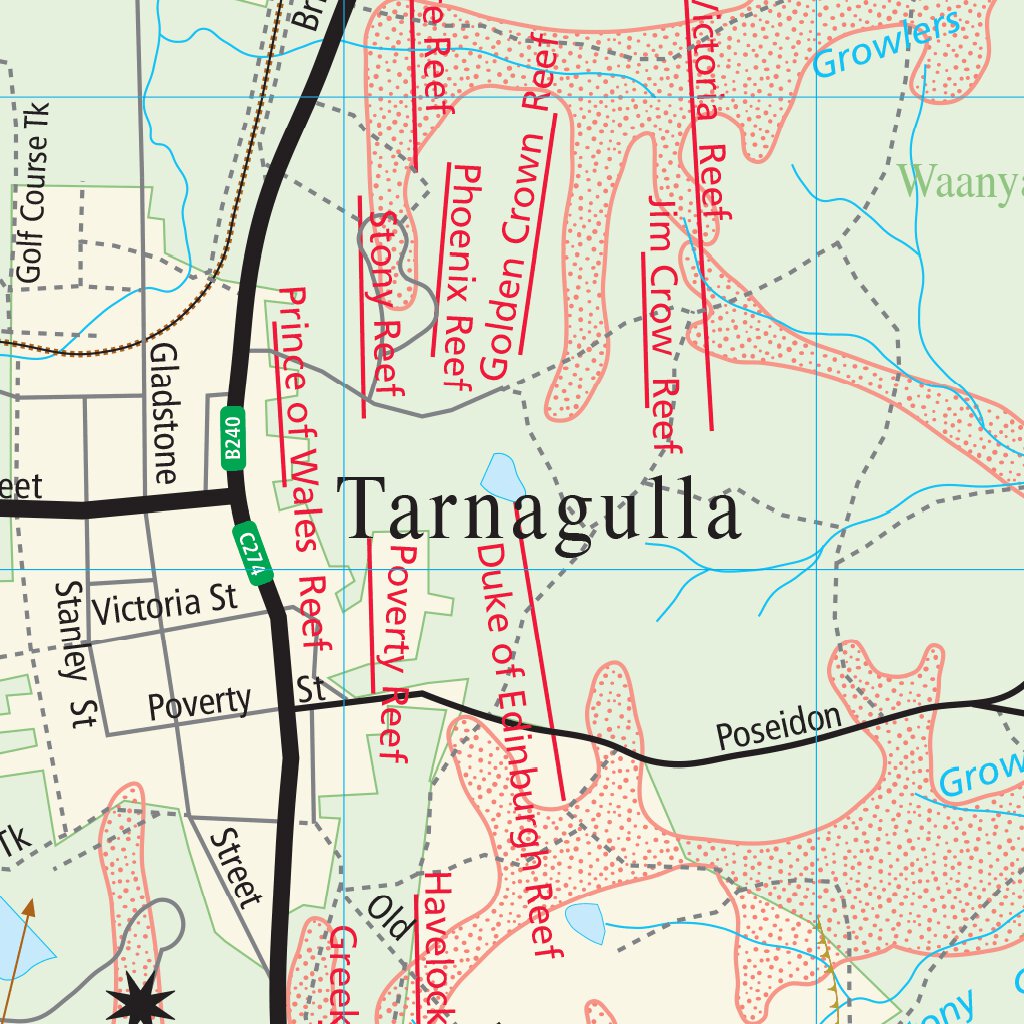 Tarnagulla Goldfield Map by Doug Stone GOLD MAPS | Avenza Maps
