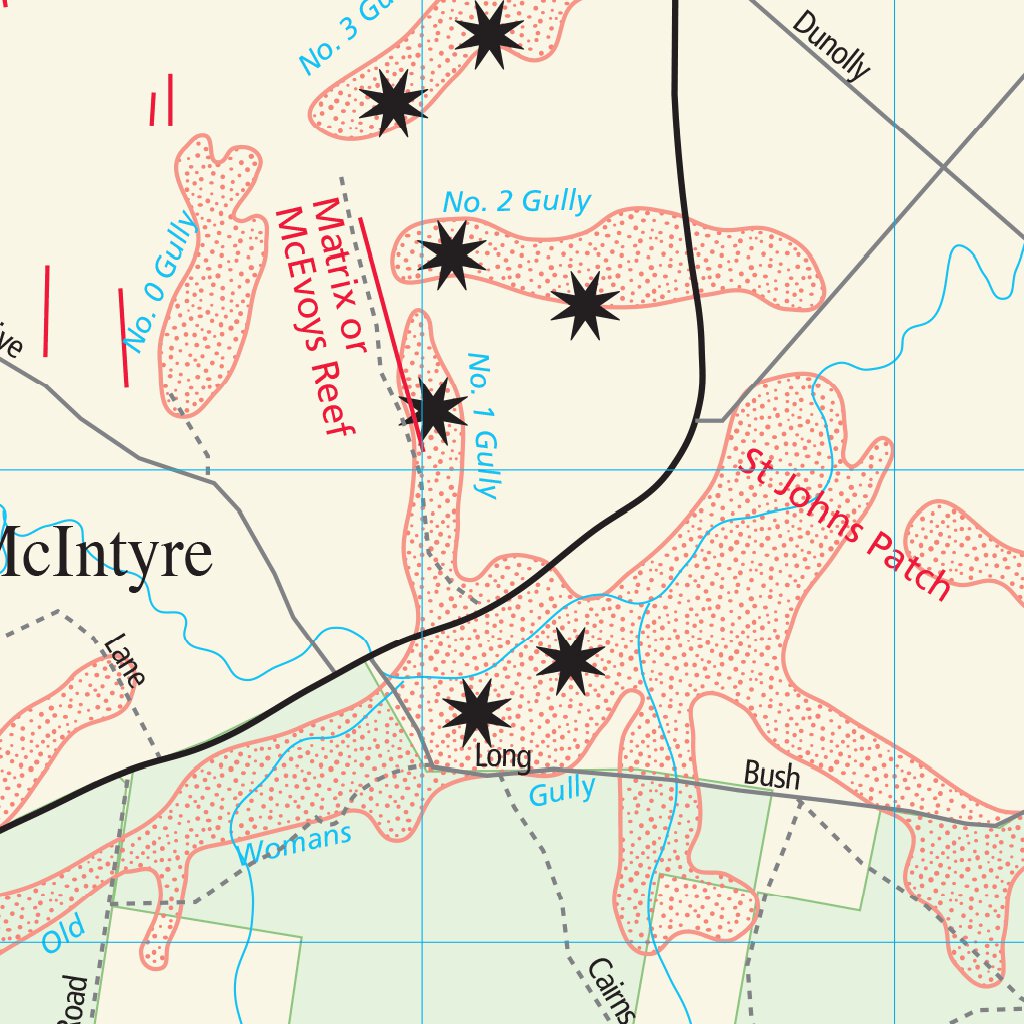 Moliagul Goldfield Map by Doug Stone GOLD MAPS | Avenza Maps