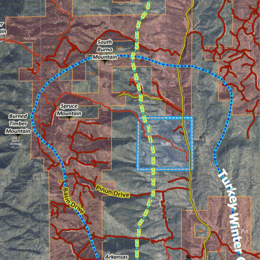 Colorado Unit 86 Turkey, Goose, and Pheasant Concentration Map by ...