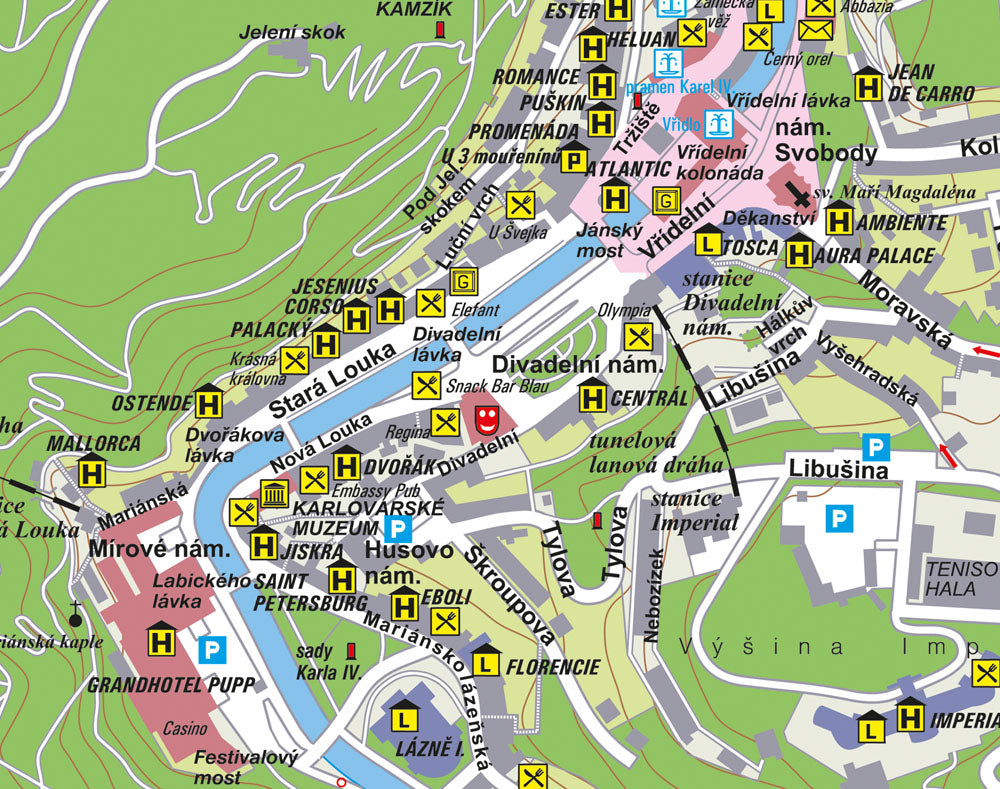 Karlovy Vary city Map by Kartografie PRAHA, a. s. | Avenza Maps