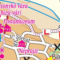 Nagyvázsony city Map, várostérkép by Szarvas Andras private ...