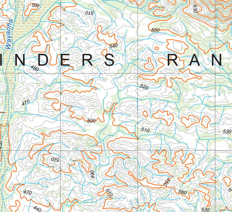 Flinders Ranges Map D6 by Mapland - Department for Environment and ...