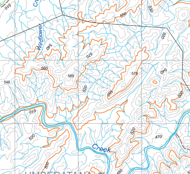 Flinders Ranges Map D14 by Mapland - Department for Environment and ...