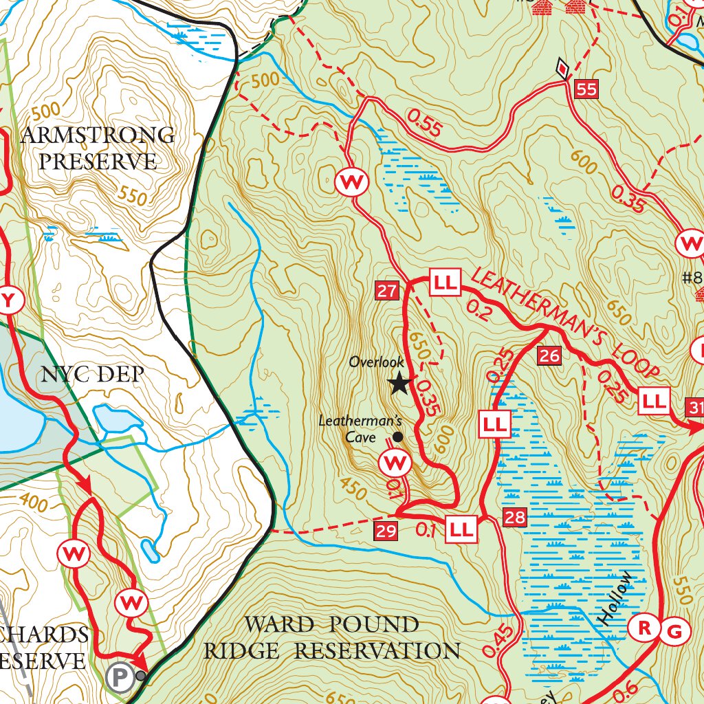 Westchester (Ward Pound Ridge Reservation - Map 131) : 2020 : Trail ...