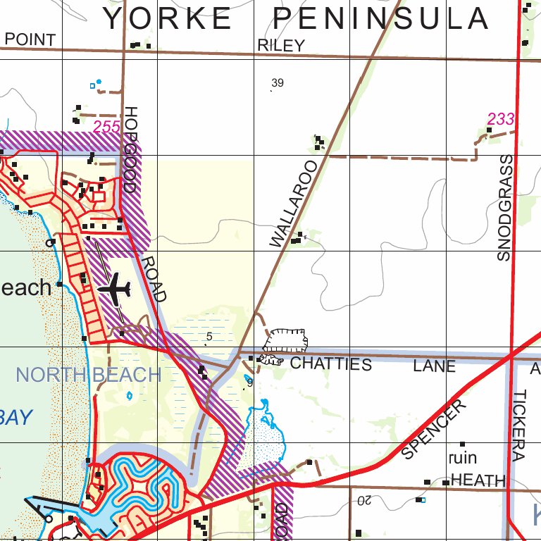 Yorke Peninsula and Mid North Map 262 by Mapland - Department for ...