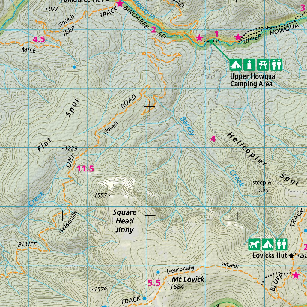 Buller-Howitt Alpine Area Outdoor Recreation Guide Ed2 (2018) (includes ...