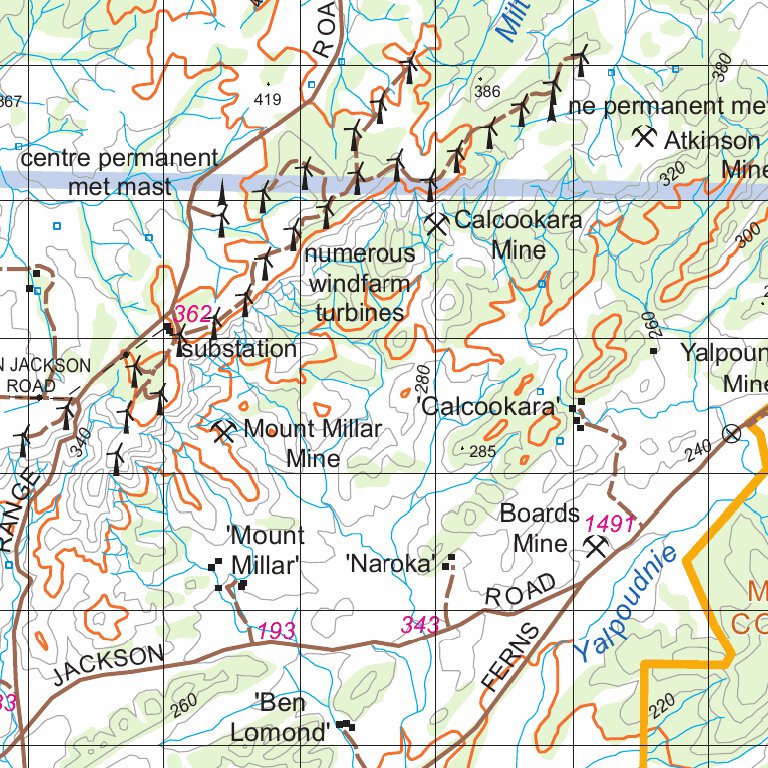 Eyre Peninsula and West Coast Map 290 by Mapland - Department for ...