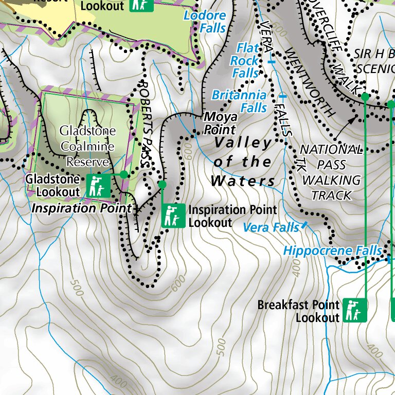 Katoomba - Blue Mountains North Outdoor Recreation Guide Ed2 (2018) Map ...