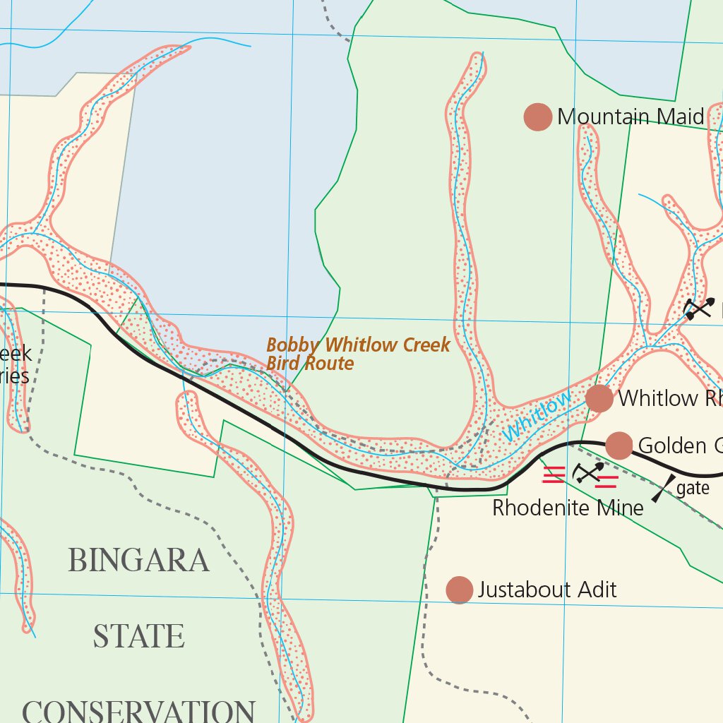 Bingara Goldfield Map by Doug Stone GOLD MAPS | Avenza Maps