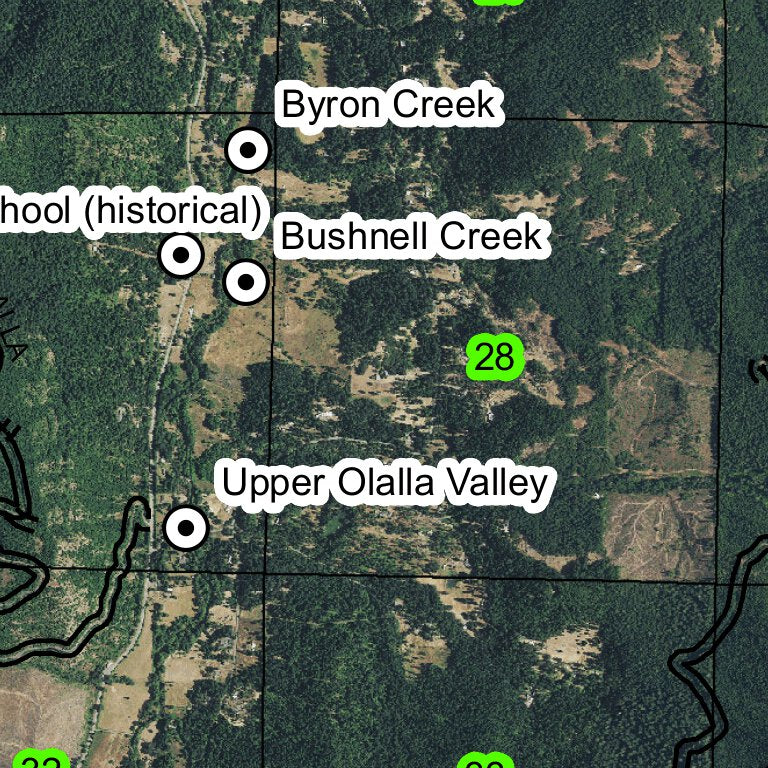 Camas Valley T29S R8W Township Map by Super See Services | Avenza Maps