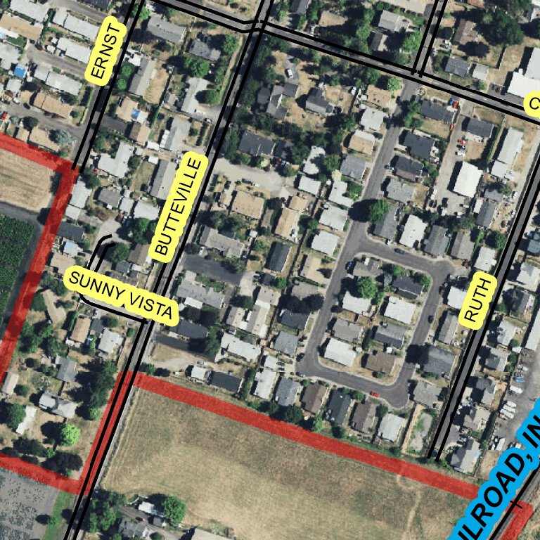 Donald, Oregon Map by Super See Services | Avenza Maps