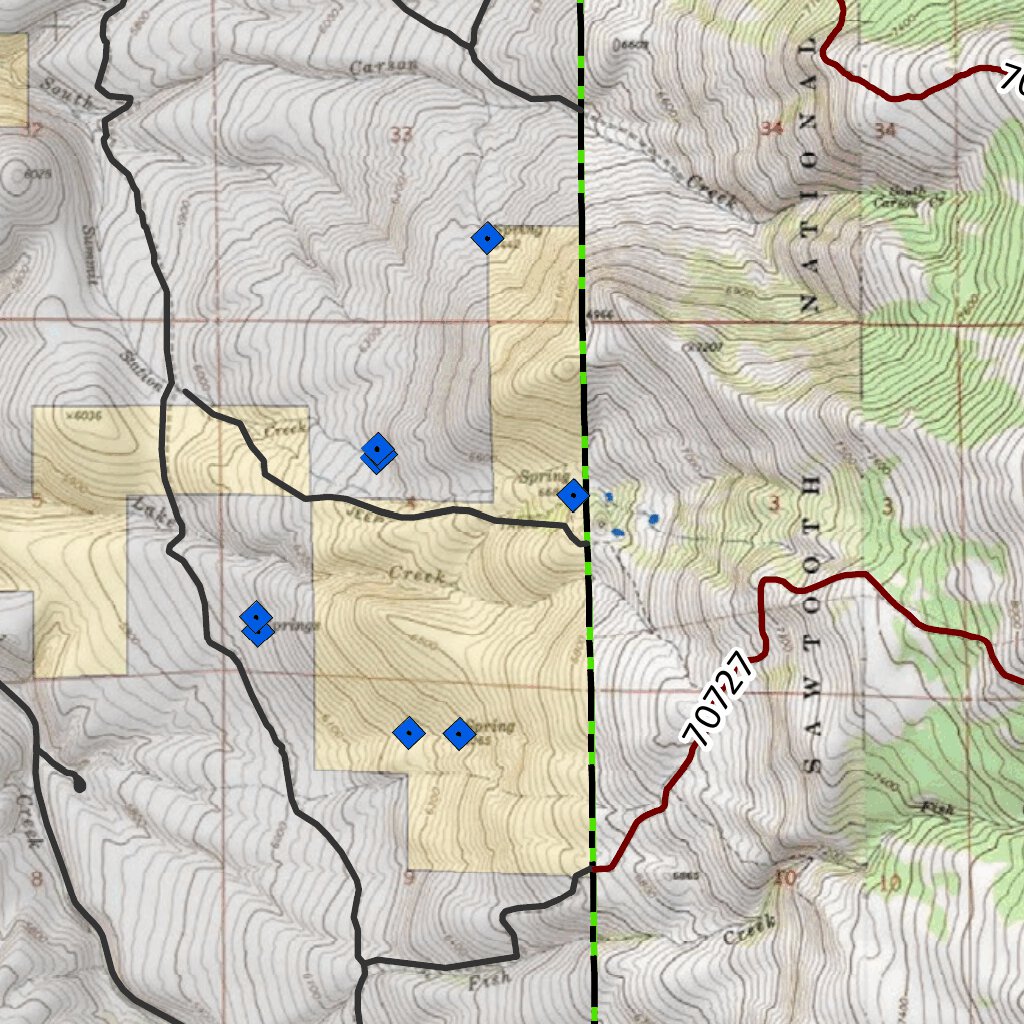 Idaho Unit 55 Map by Game Planner Maps | Avenza Maps