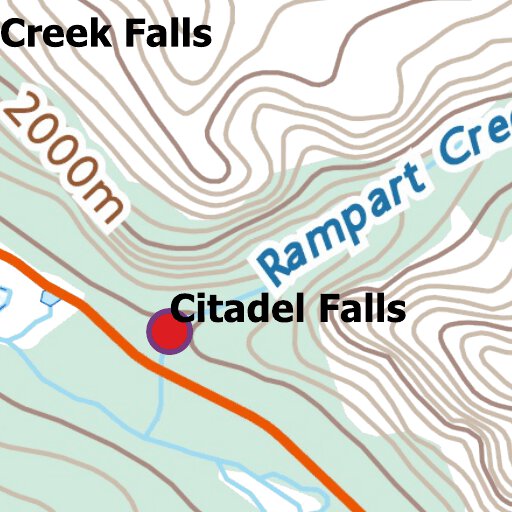 Northern Banff National Park Region - South Area Map by Stoked On ...