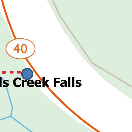 204 - Falls Creek Falls Map by Stoked On Waterfalls | Avenza Maps