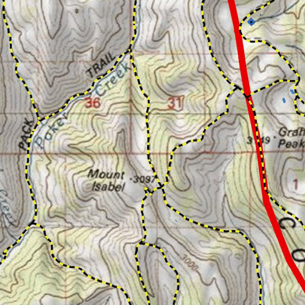Wyoming Elk Unit 104 Map by Game Planner Maps | Avenza Maps