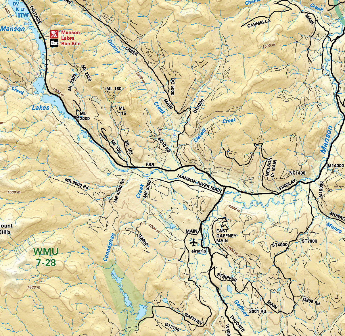 Prince George and Mackenzie Recreation Map (BC Rec Map Bundle) by ...
