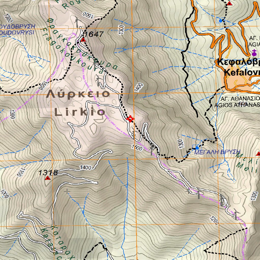 Mt Artemisio - Farmakas Map by Anavasi editions | Avenza Maps
