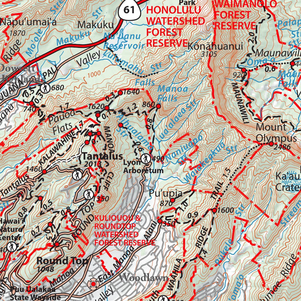 Oahu Map by Tom Harrison Maps | Avenza Maps